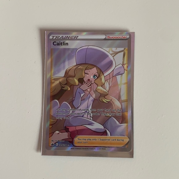 Pokemon | Toys | Caitlin Trainer Pokmon Card | Poshmark